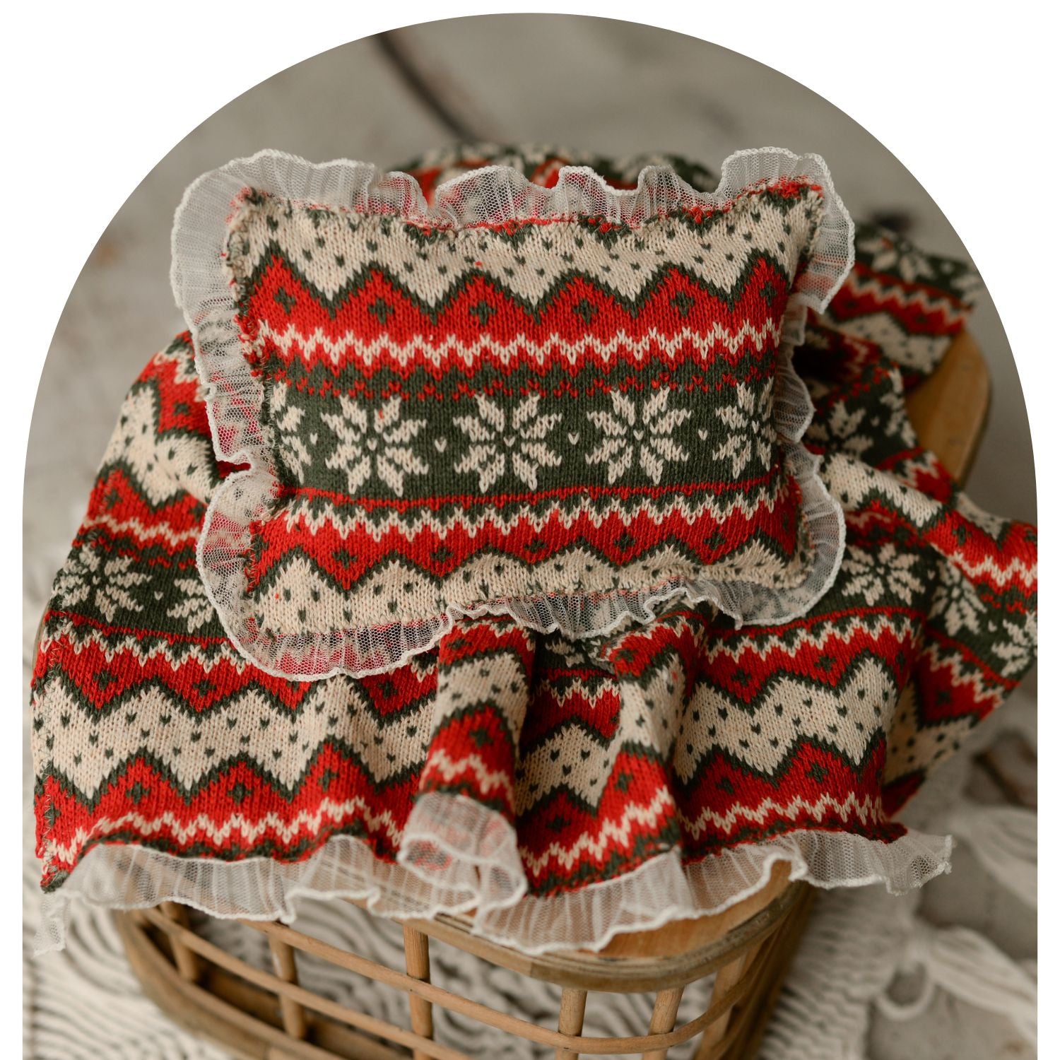 Gingerbread House| Layer, Pillow & Headband – Liam & Ava handmade props